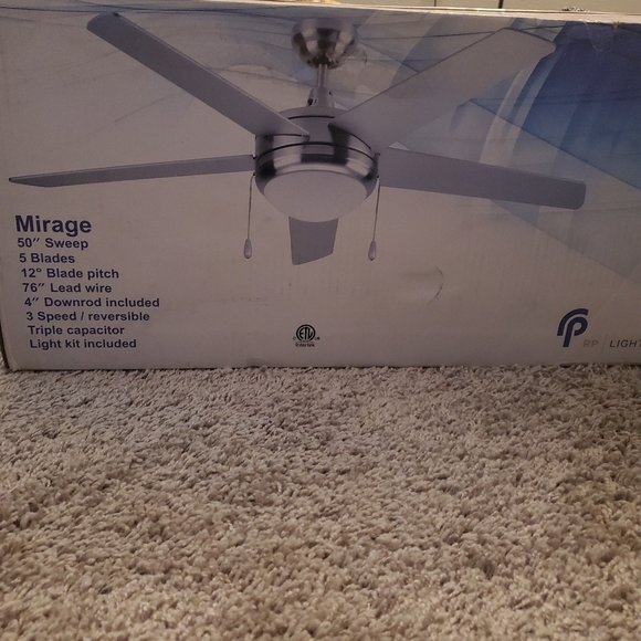 Other | 5 Mirage Ligtning Fan | Poshmark